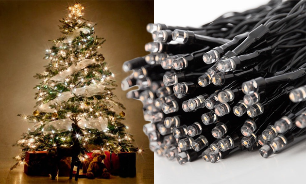 Še nimate lučk za okrasitev NOVOLETNE JELKE? Za vas imamo VEČBARVNE ali ...