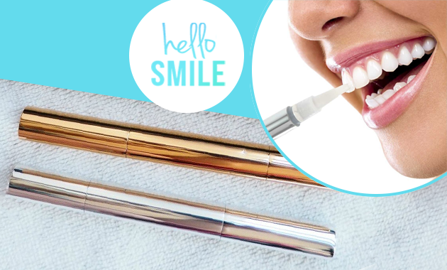 SVINČNIK ZA BELJENJE ZOB Hello Smile - preprosto do bleščečega nasmeha ...