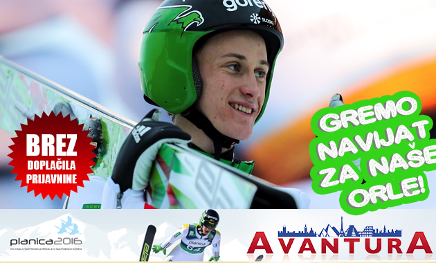 Gremo navijat za naše orle! Prevoz v PLANICO + VSTOPNICA za ogled tekme ...